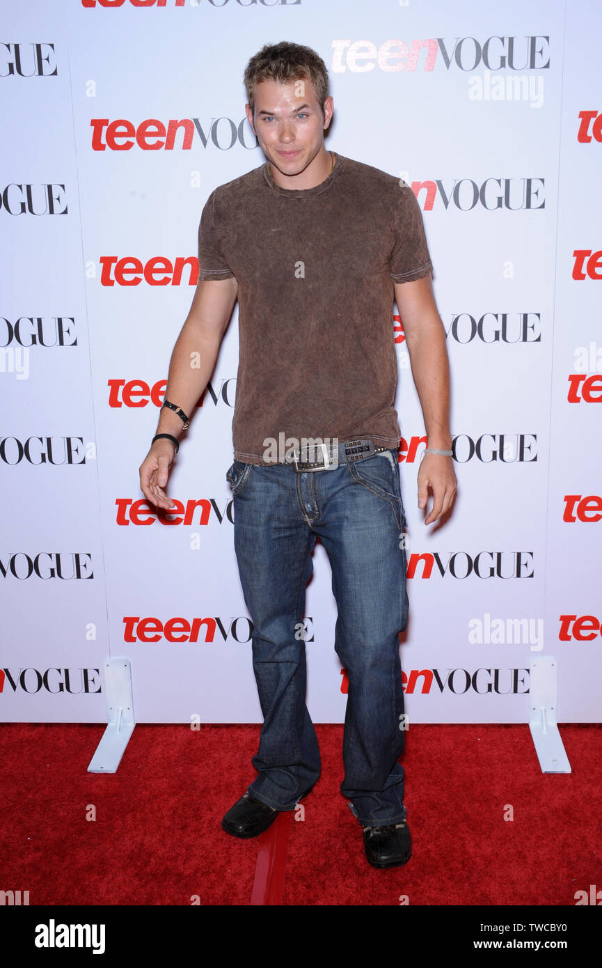 LOS ANGELES, CA. September 18, 2008: Kellan Lutz at Teen Vogue's Young Hollywood party at the ...