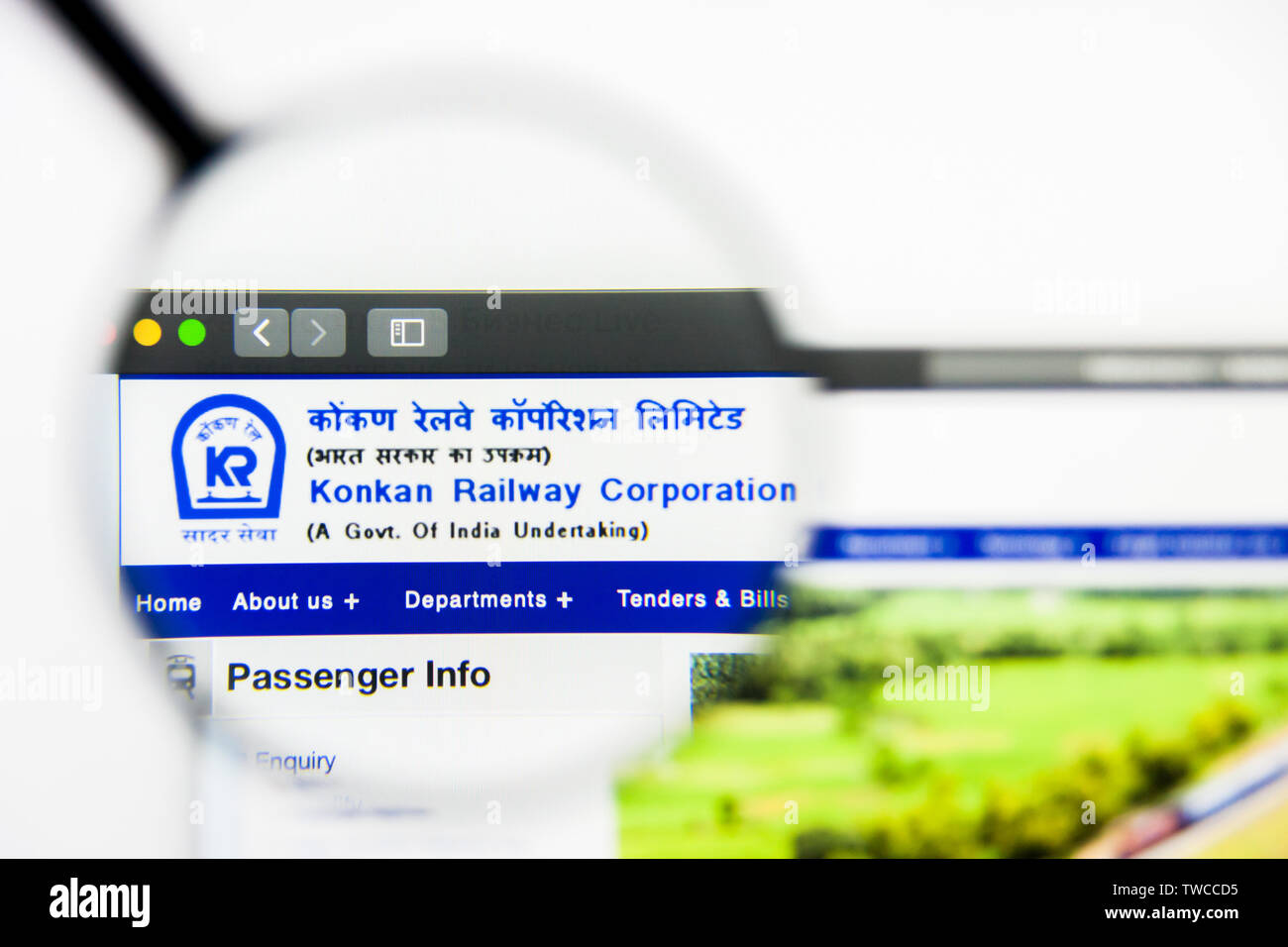 Konkan railway corporation hi-res stock photography and images - Alamy