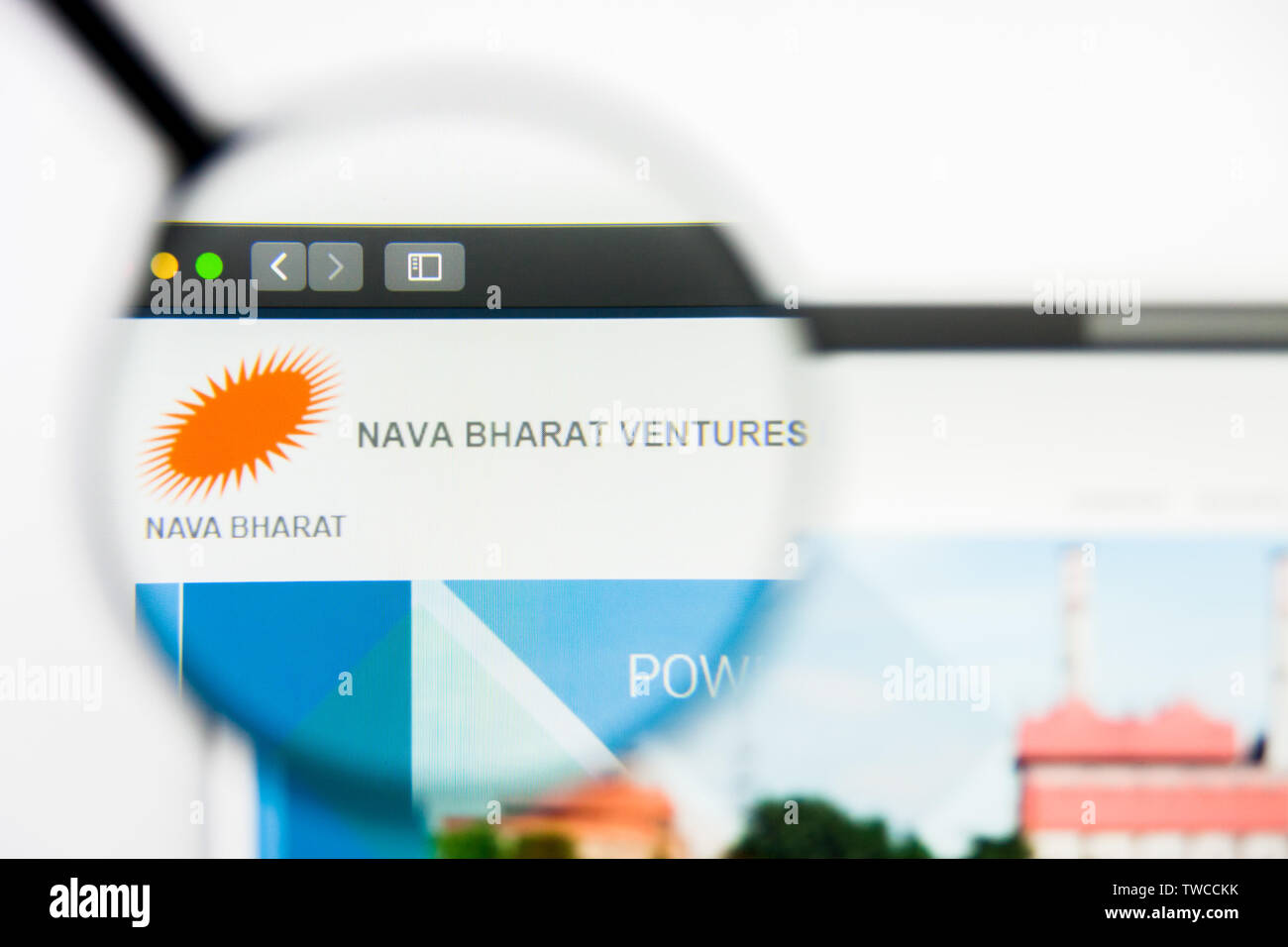 New York, New York State, USA - 19 June 2019: Illustrative Editorial of Nava Bharat Ventures ...