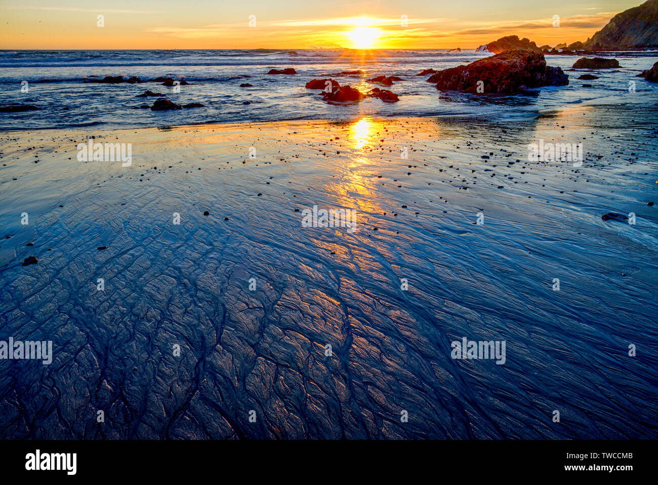 Pfeiffer Beach in Big Sur, California, USA Stock Photo - Alamy