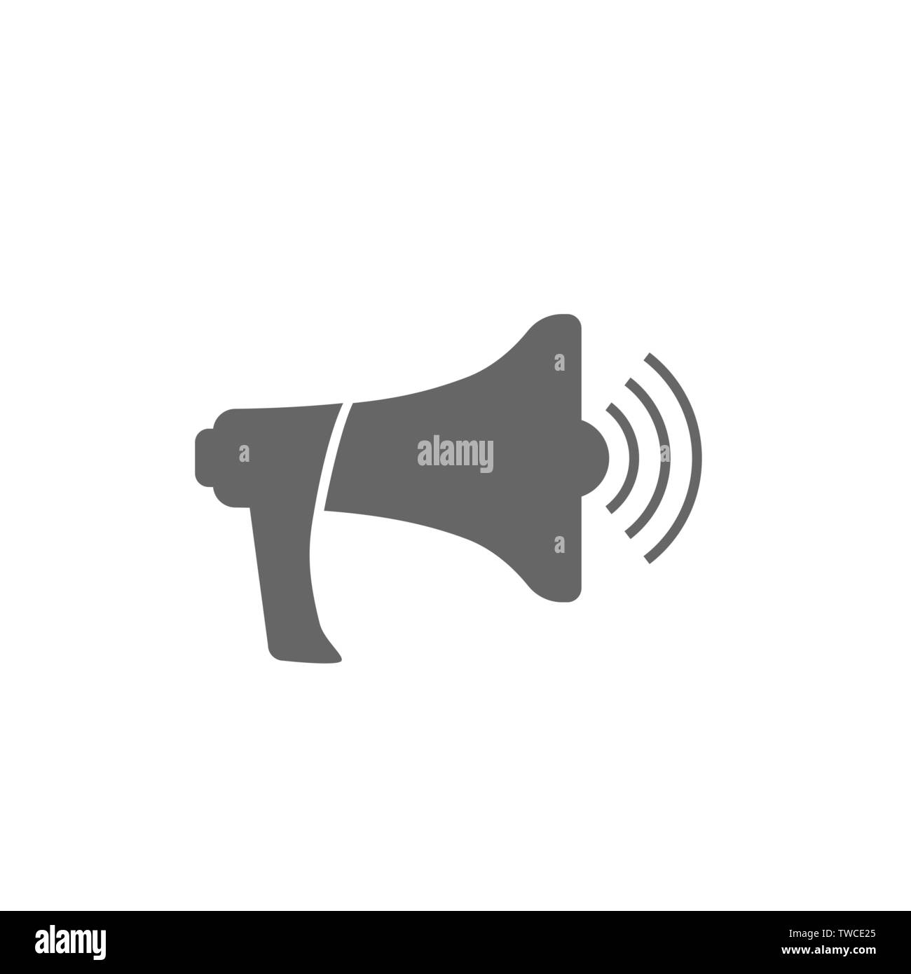 Megaphone icon. Seo Business Web Speaker sign, Announcement and ...