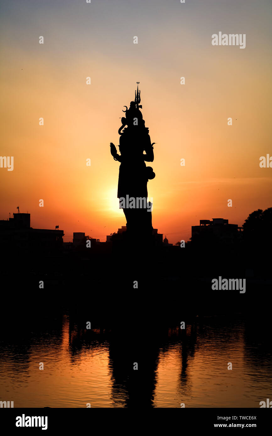 Sursagar Shiva statue Stock Photo - Alamy