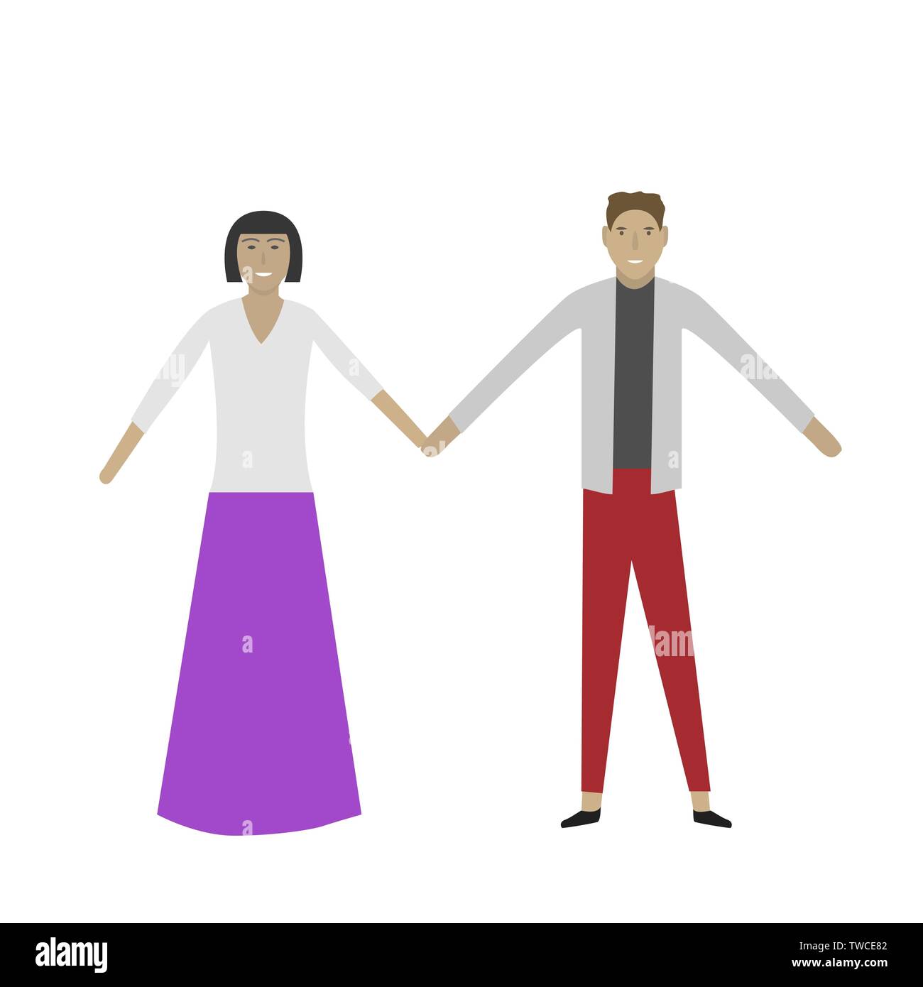 Couple passion summer Stock Vector Images - Alamy