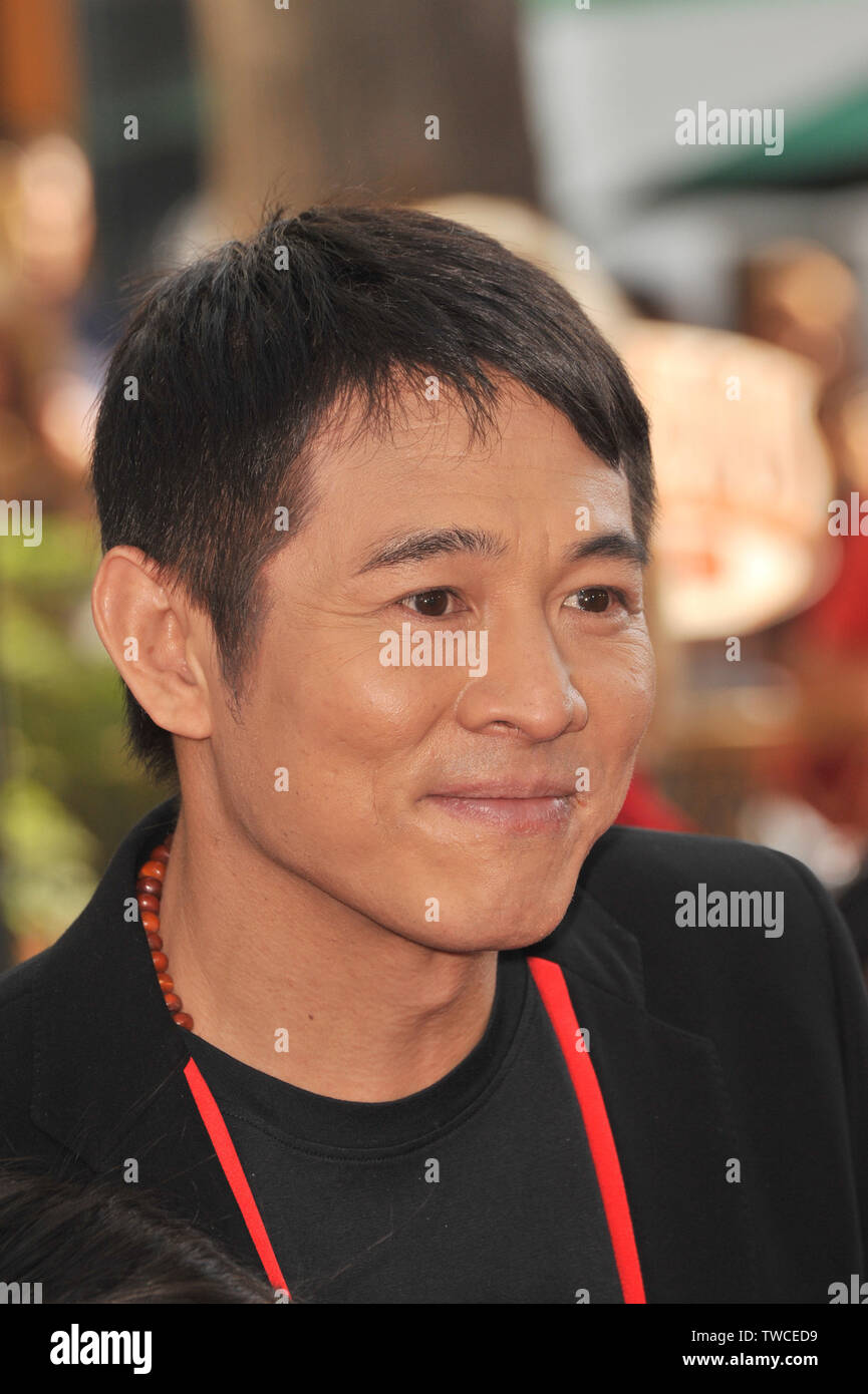 LOS ANGELES, CA. July 27, 2008: Jet Li at the premiere of her new movie ...