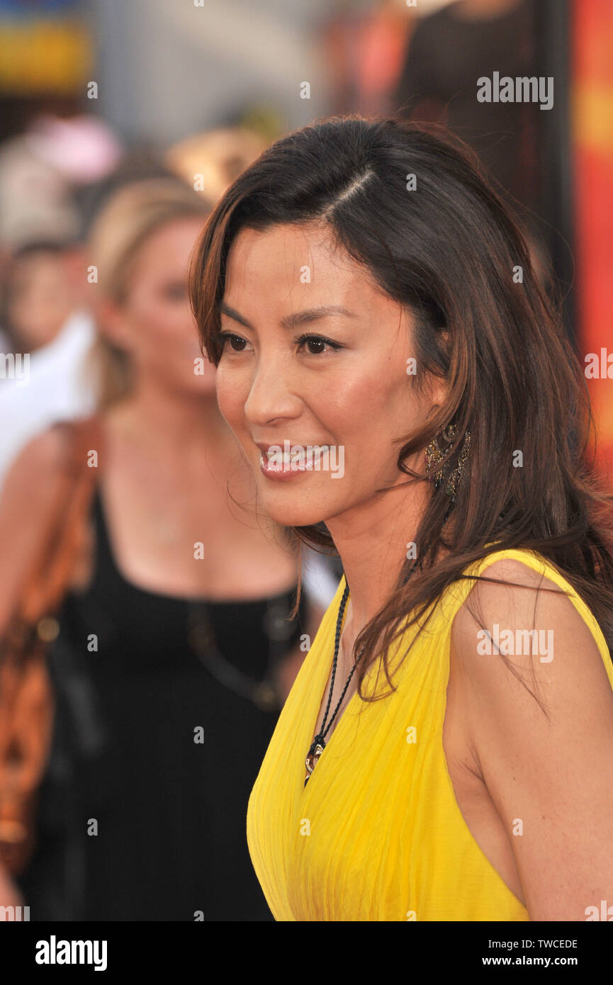 LOS ANGELES, CA. July 27, 2008: Michelle Yeoh at the premiere of her ...