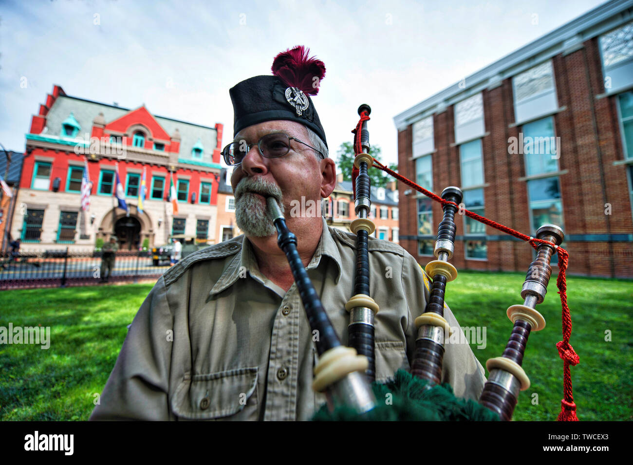 UNITED STATES - May 29, 2017: Timothy Kirkpatrick, Pipe Sergeant WSPB ...