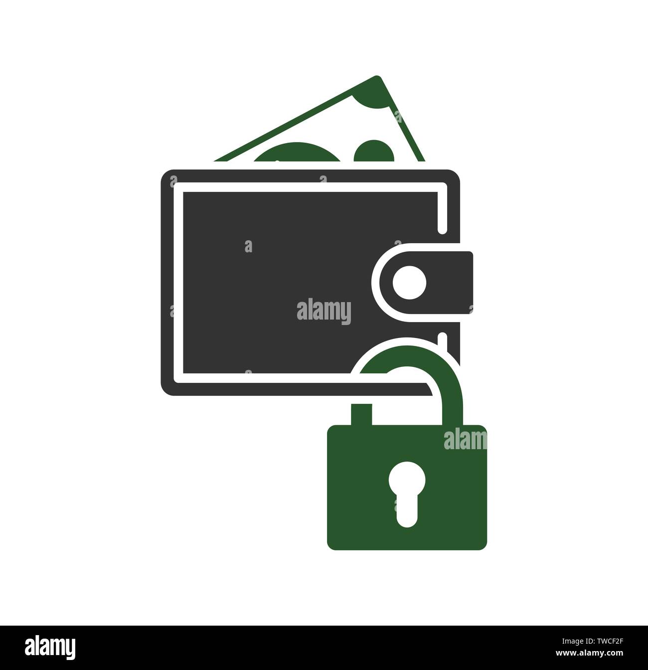 Money security related icon on background for graphic and web design ...