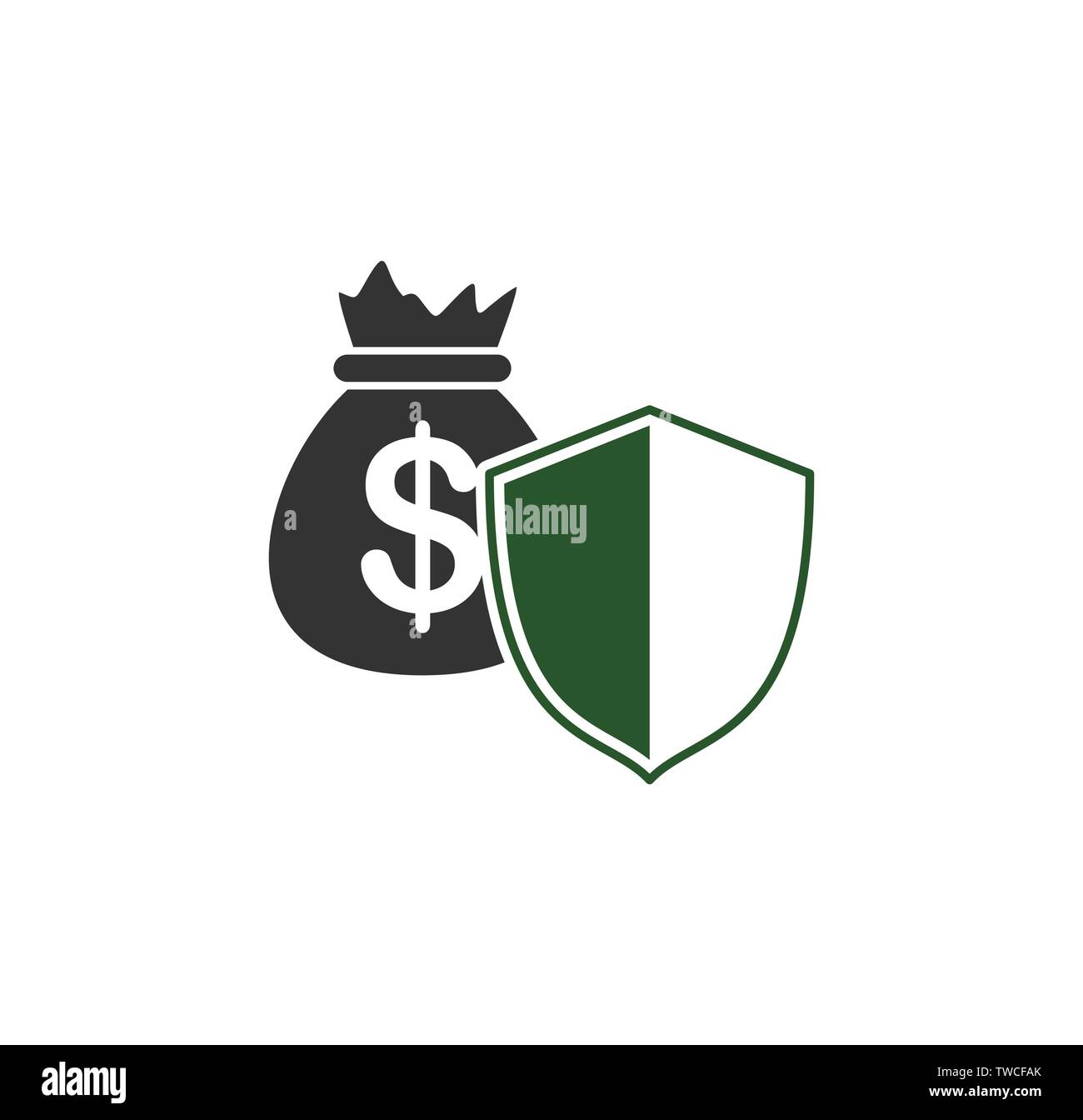 Money security related icon on background for graphic and web design ...
