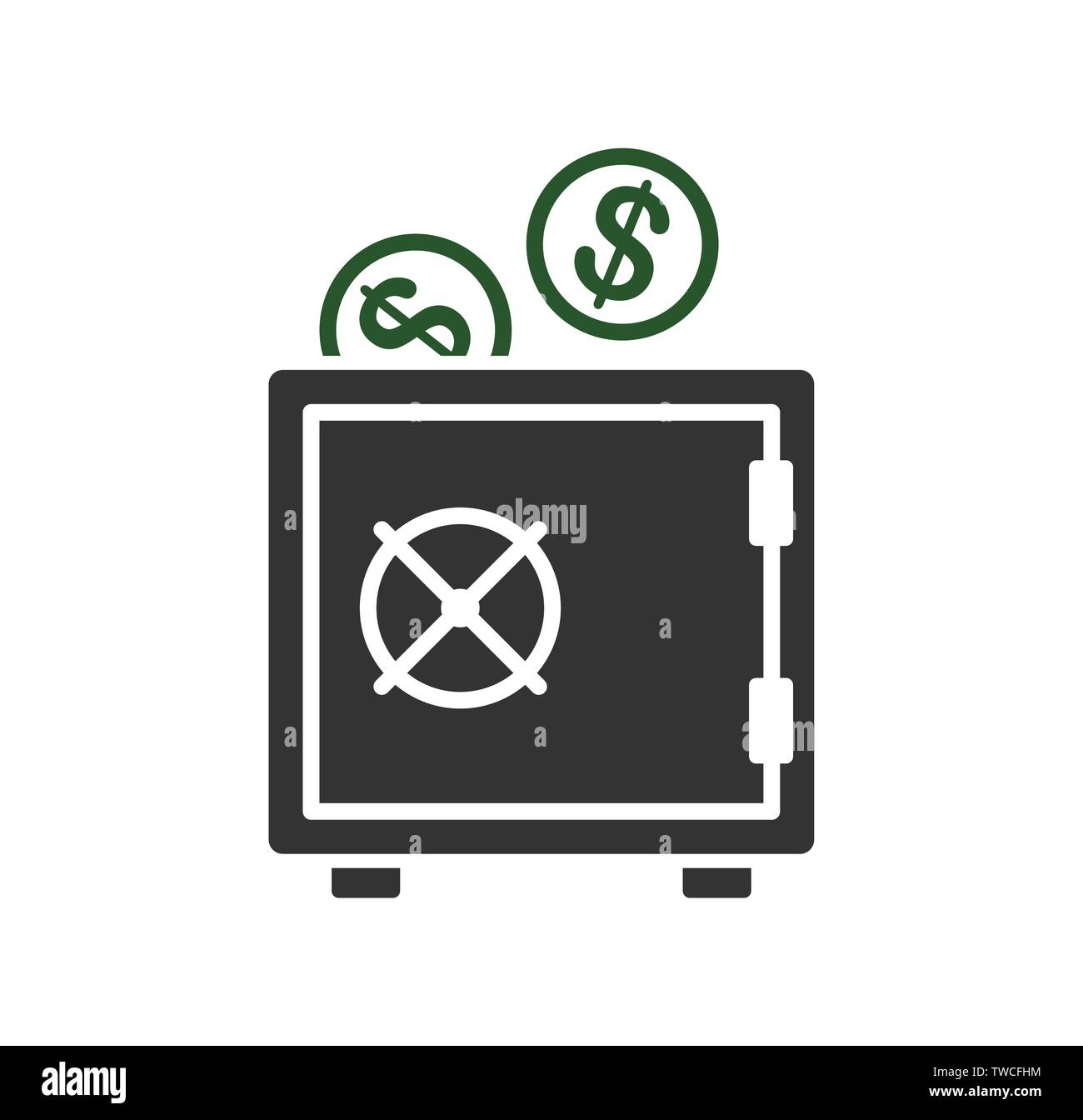 Money security related icon on background for graphic and web design ...