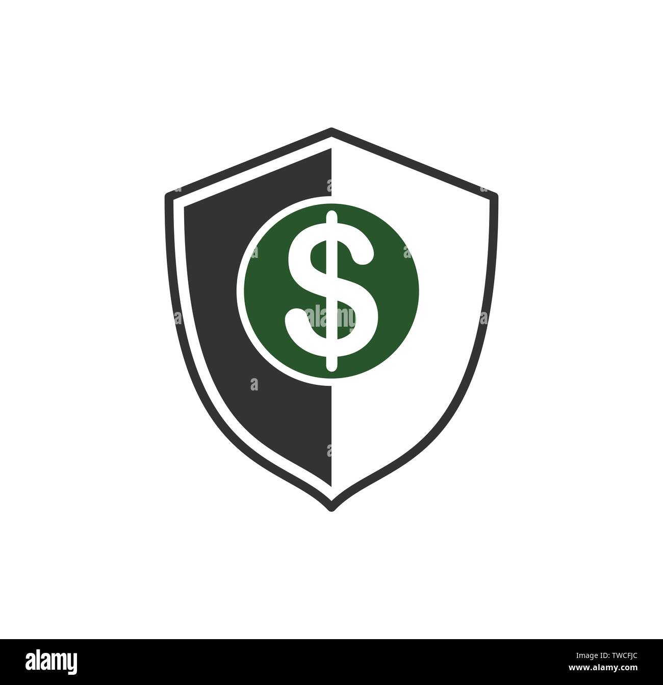 Money security related icon on background for graphic and web design ...