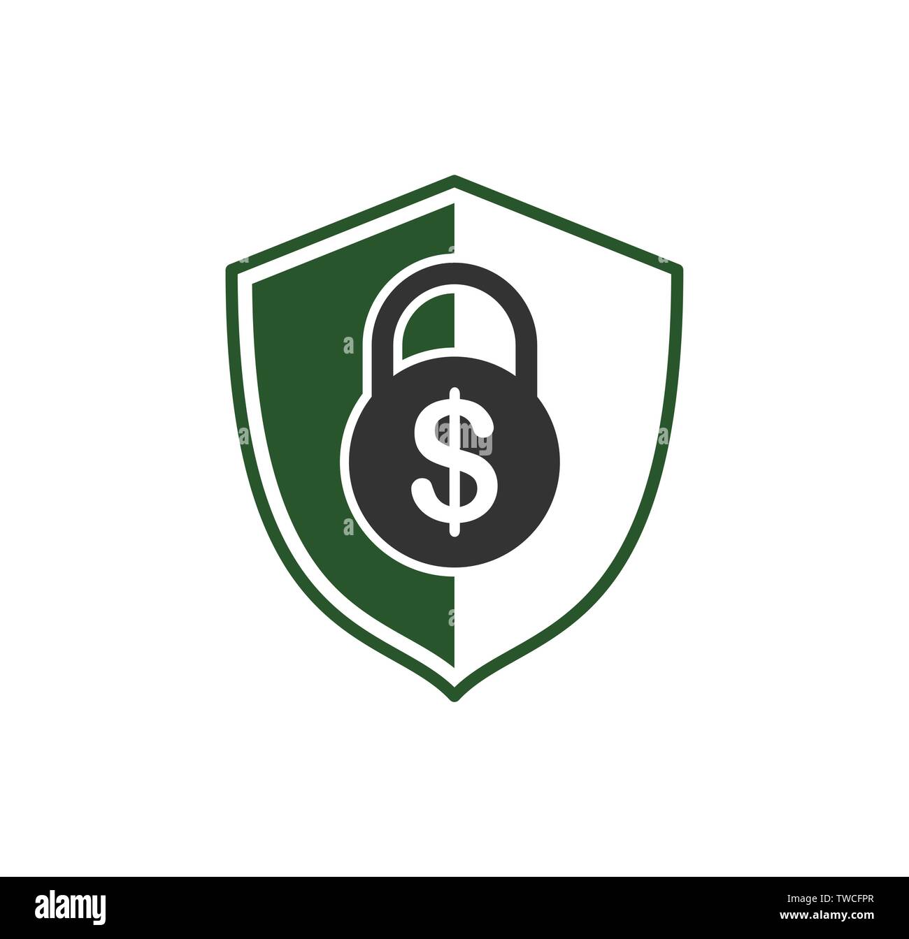 Money security related icon on background for graphic and web design ...