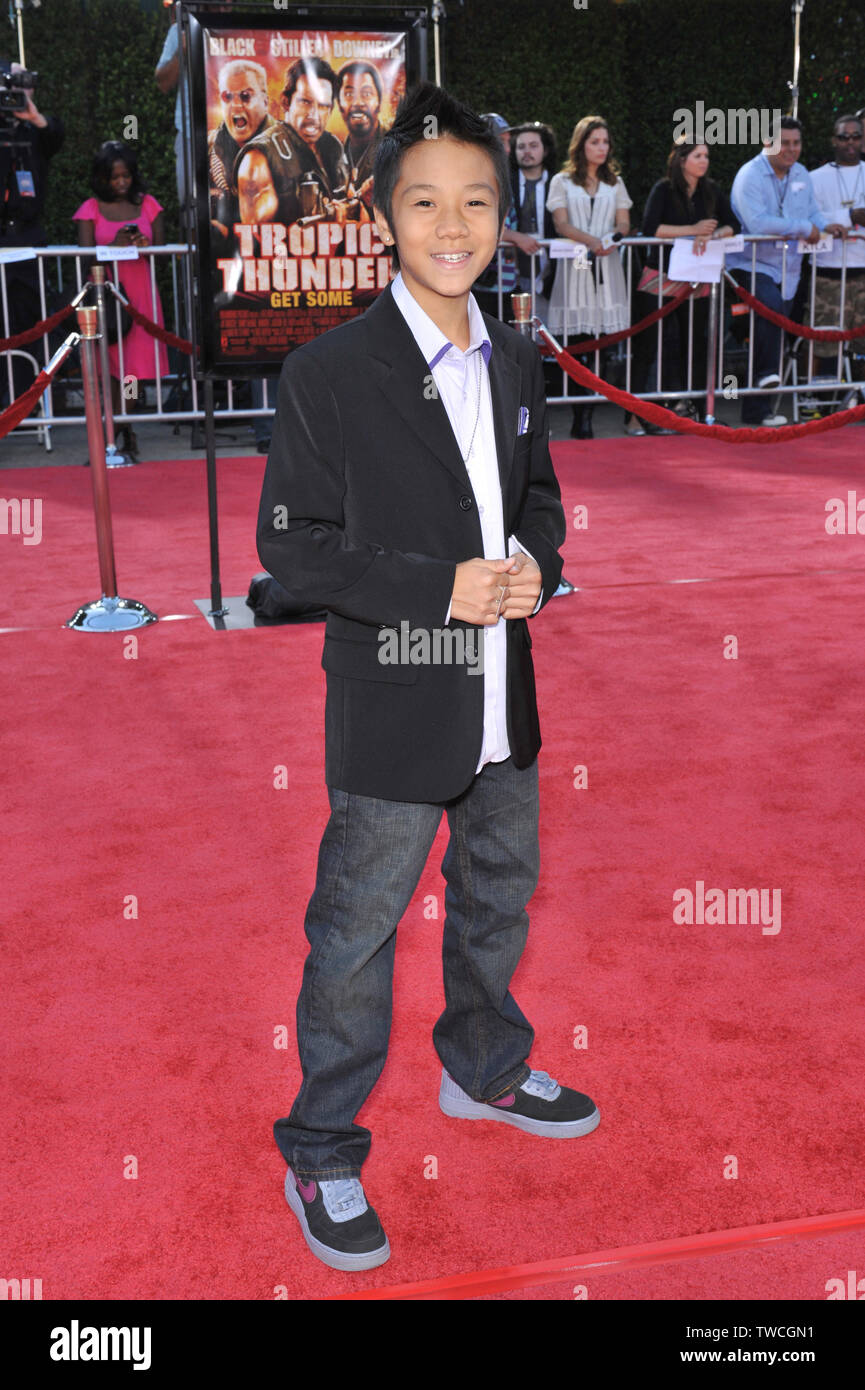 LOS ANGELES, CA. August 11, 2008: Brandon Soo Hoo at the Los Angeles ...