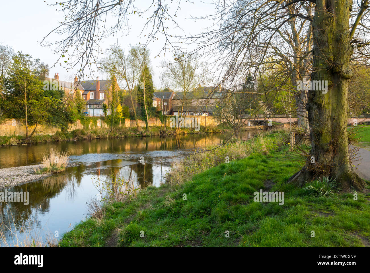 Beautiful spring riverscape hi-res stock photography and images - Alamy