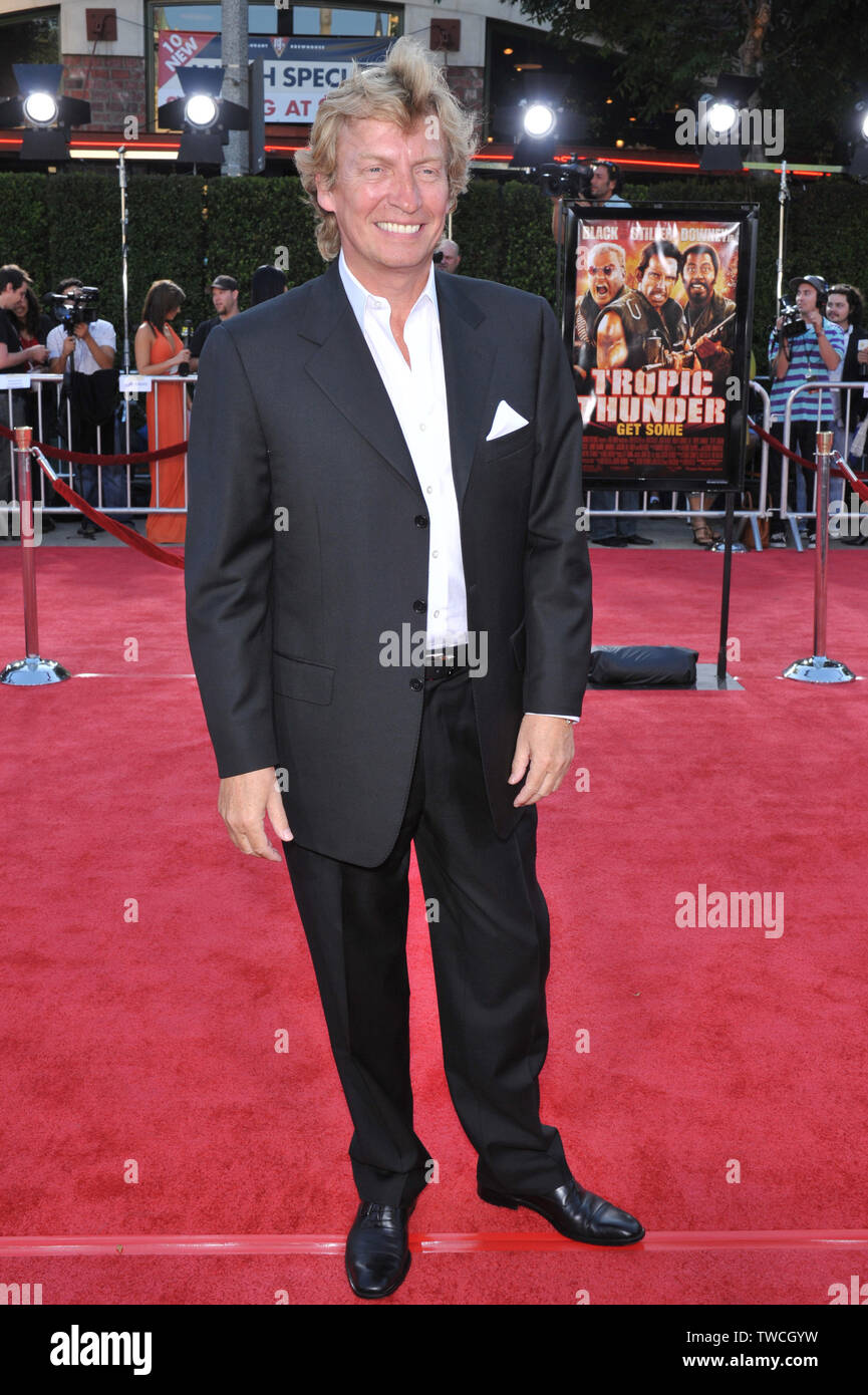 LOS ANGELES, CA. August 11, 2008: Nigel Lythgoe at the Los Angeles ...