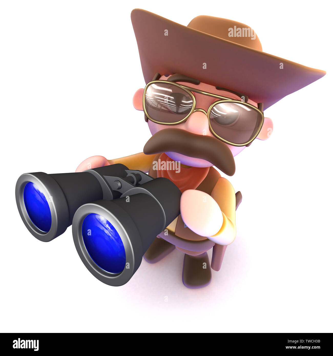 Cartoon Concept Illustration Funny Man High Resolution Stock ...