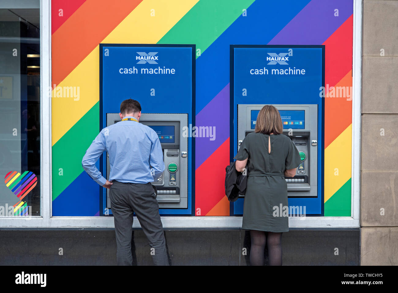 In the run up to Edinburgh Pride, Halifax Bank cash machines have been ...