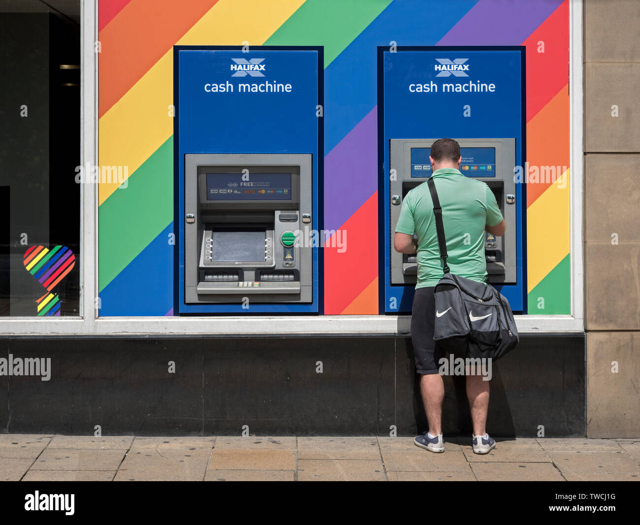 In the run up to Edinburgh Pride, Halifax Bank cash machines have been ...