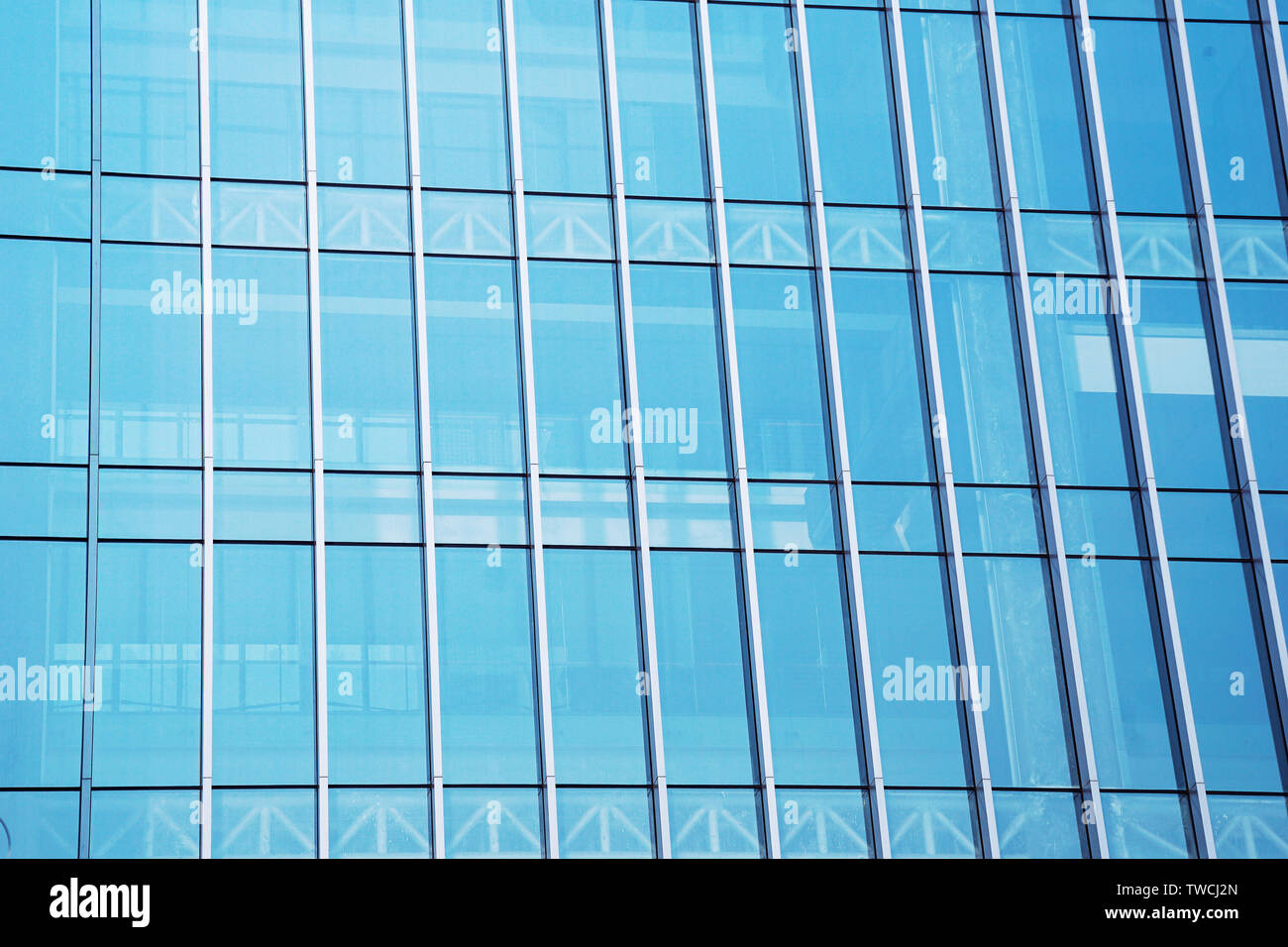 Exterior of glass wall Stock Photo - Alamy