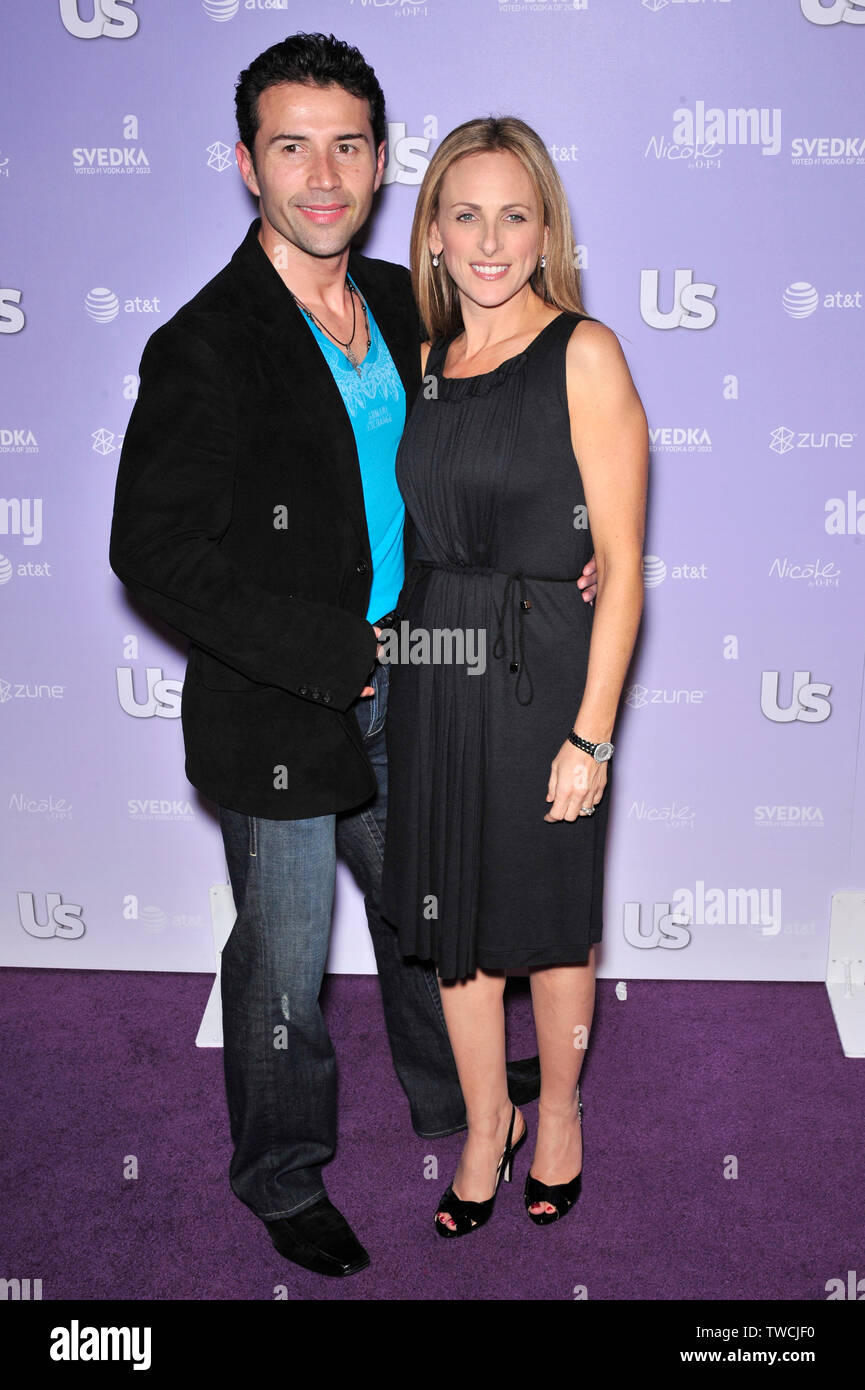 LOS ANGELES, CA. April 17, 2008: Marlee Matlin & Fabian Sanchez at Us ...