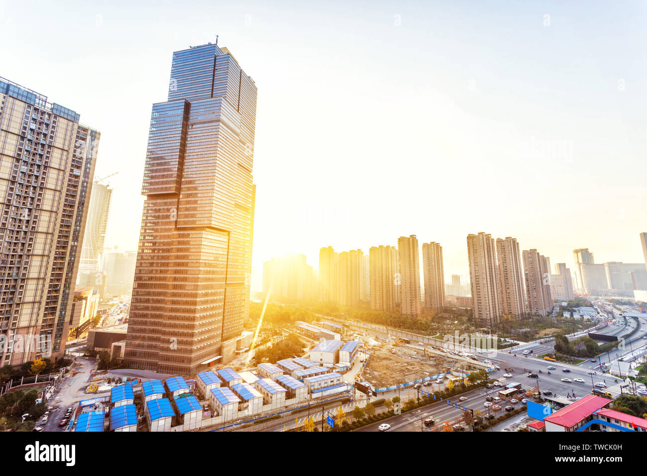 Office and modern street Stock Photo - Alamy