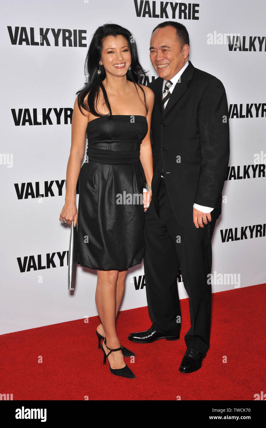 LOS ANGELES, CA. December 18, 2008: Kelly Hu & Chris Lee at the Los ...