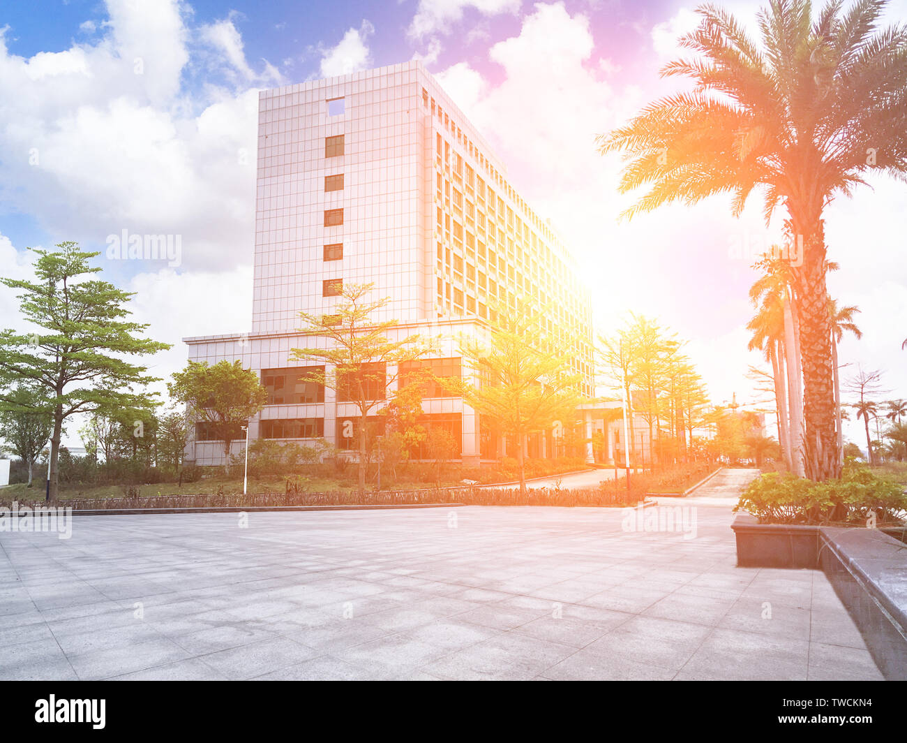 Commercial office park Stock Photo - Alamy
