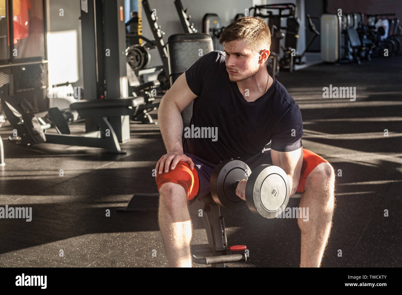Lifting one arm hi-res stock photography and images - Alamy