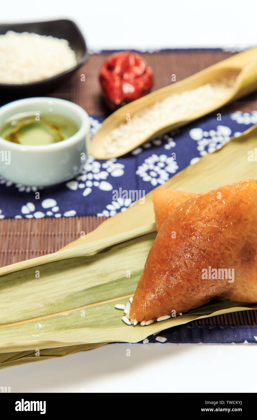 Traditional Chinese snacks - Zongzi Stock Photo - Alamy