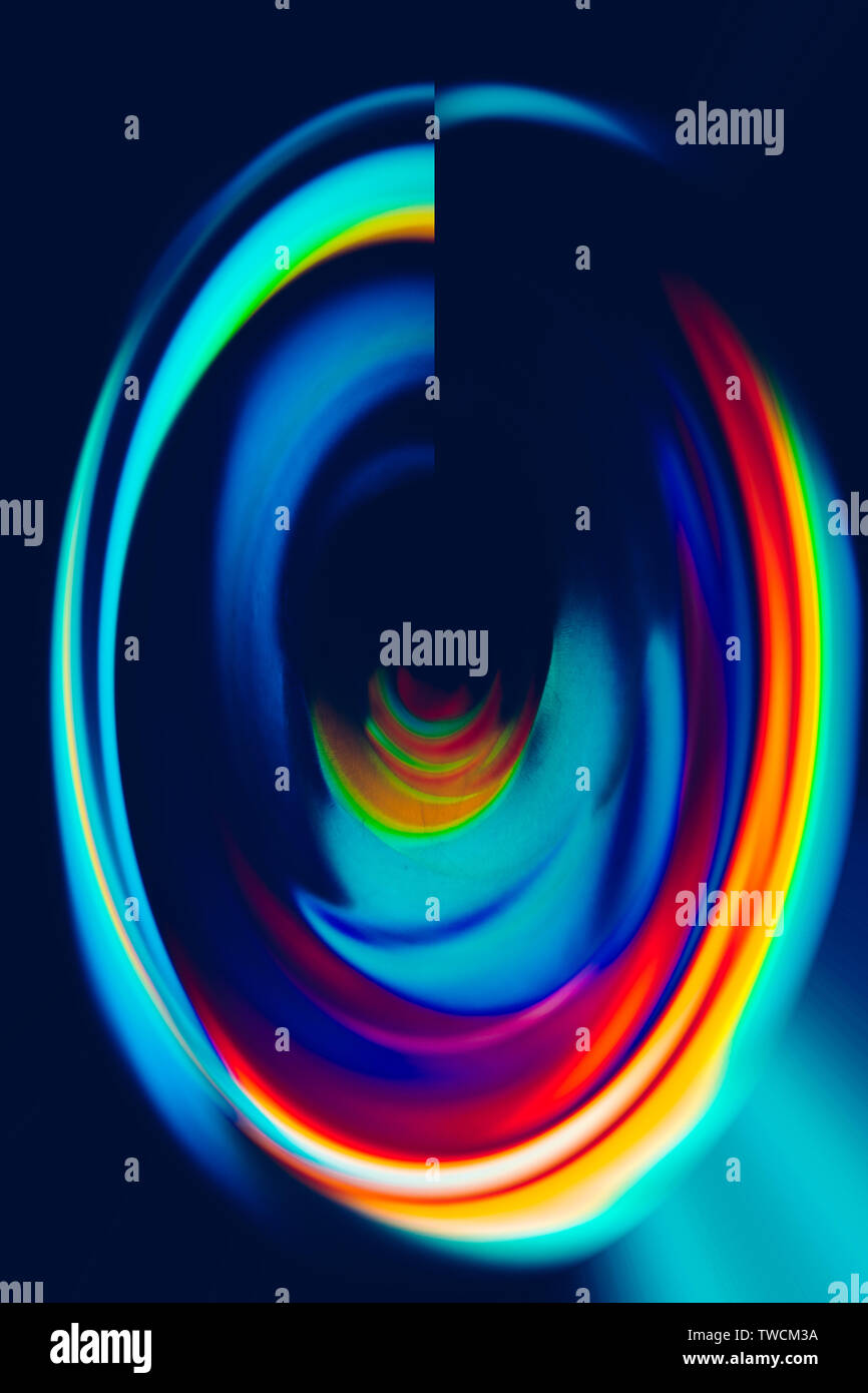 psychotropic and rounded background with bright colors Stock Photo - Alamy