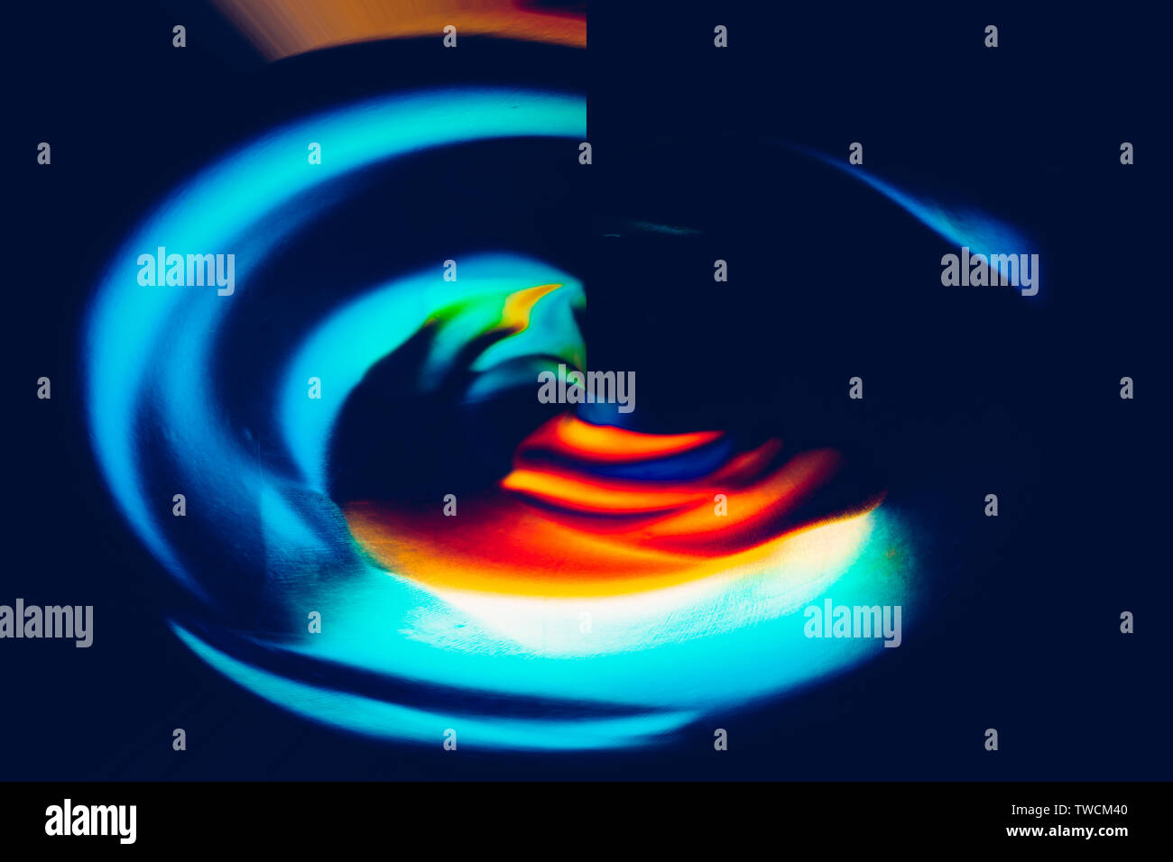 psychotropic and rounded background with bright colors Stock Photo - Alamy