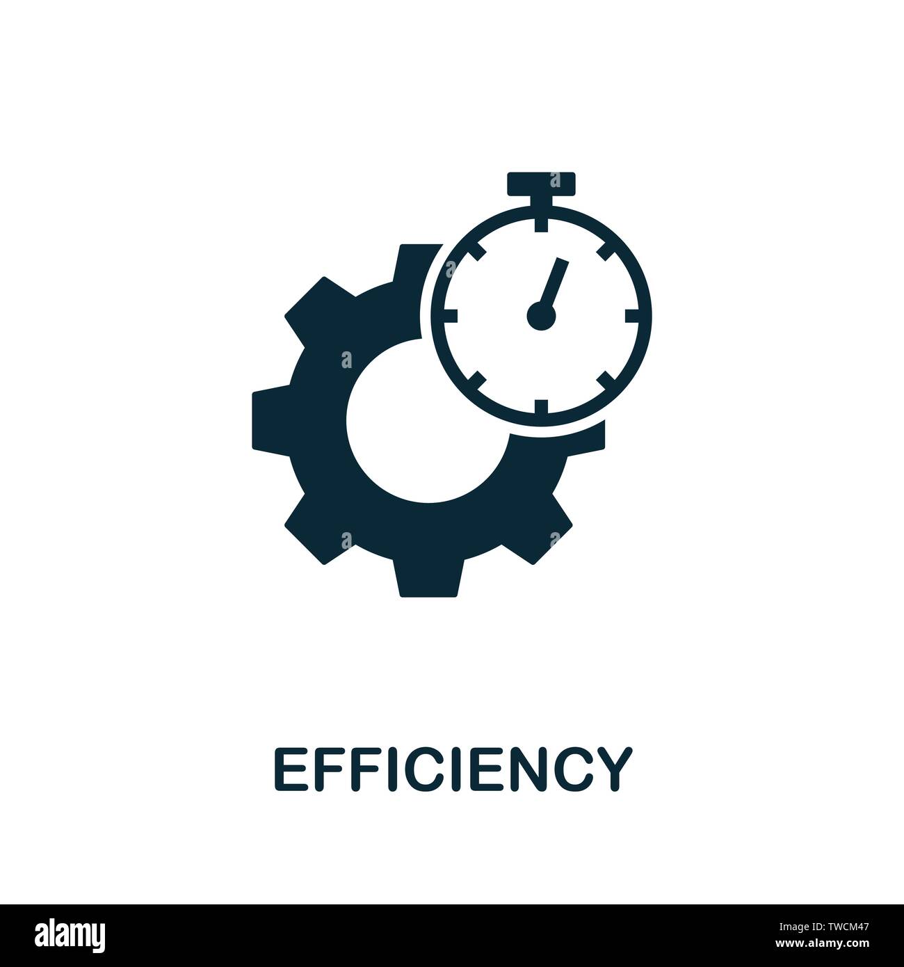Efficiency Vector Icon Symbol Creative Sign From Quality Control Icons
