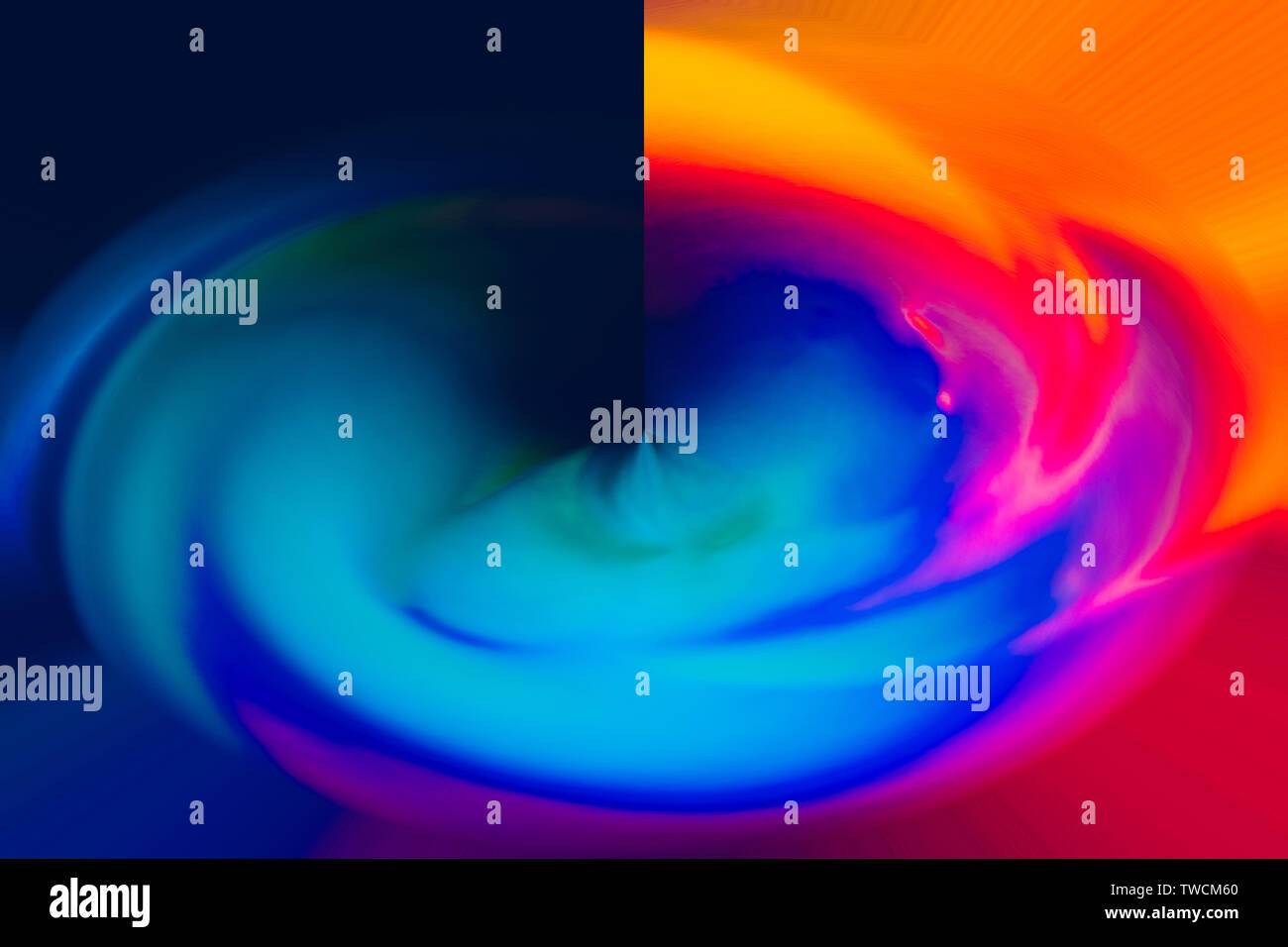 psychotropic and rounded background with bright colors Stock Photo - Alamy