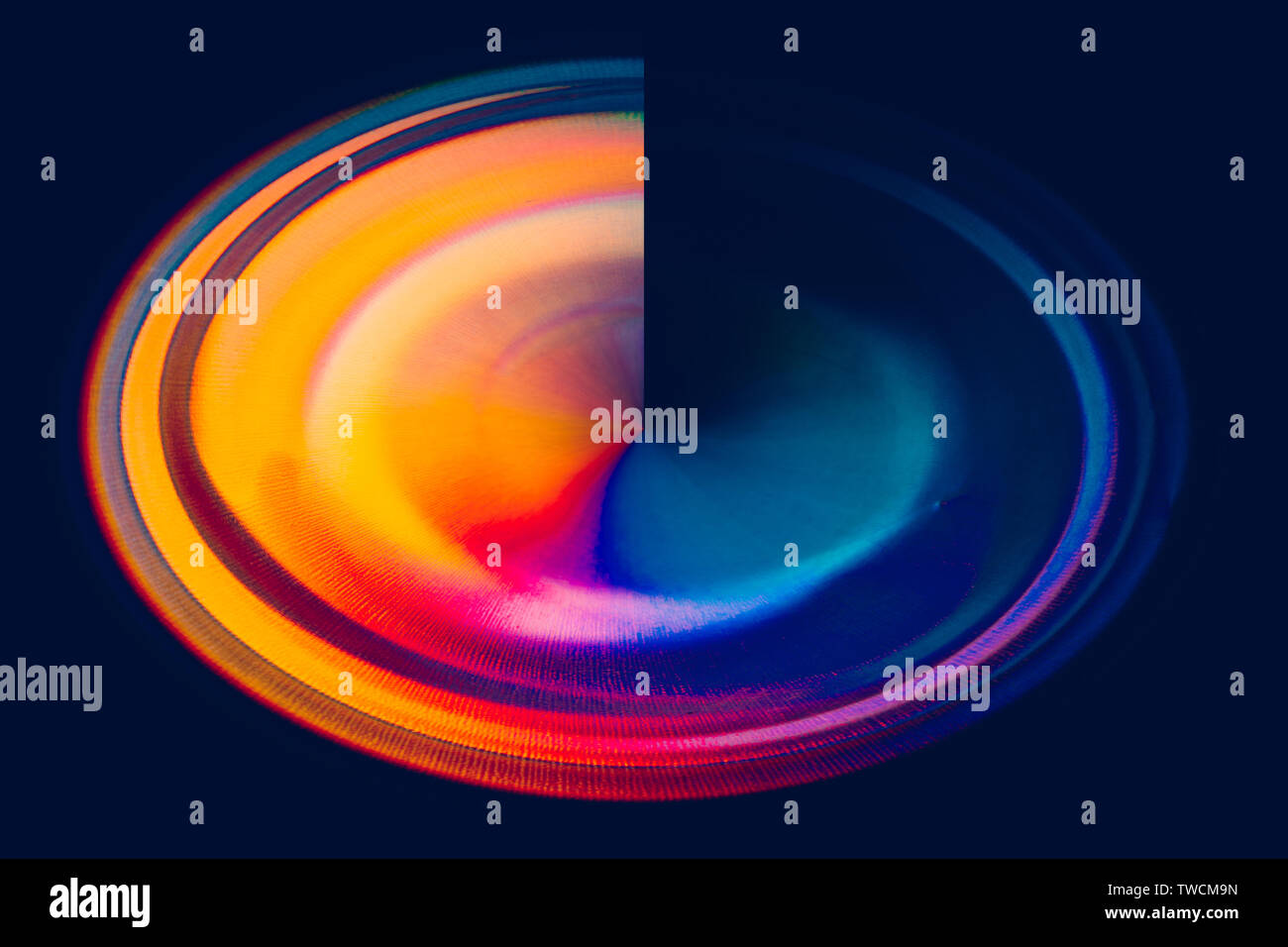 psychotropic and rounded background with bright colors Stock Photo - Alamy