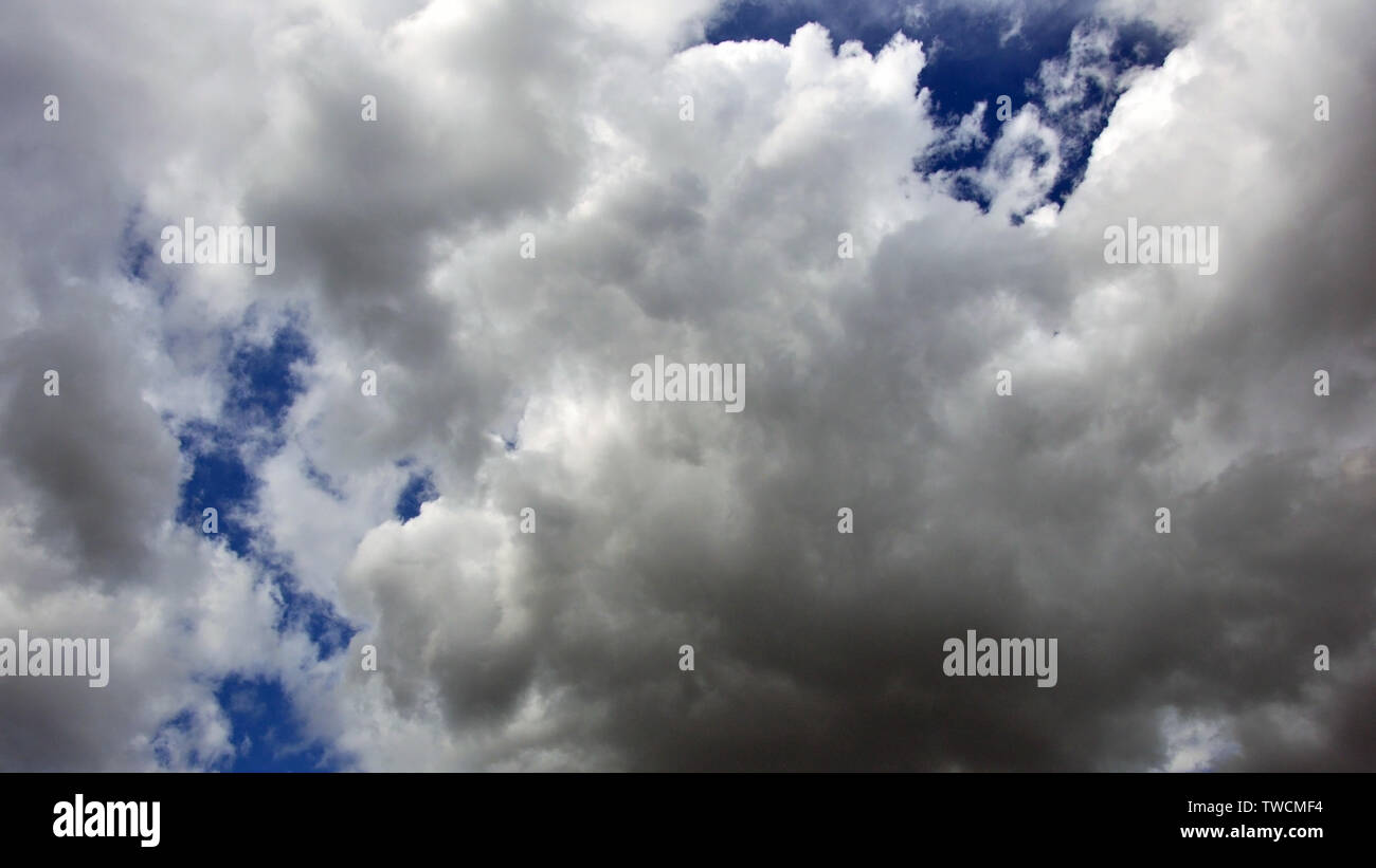 Fantastic view with clouds after rain. Texture background Stock Photo ...