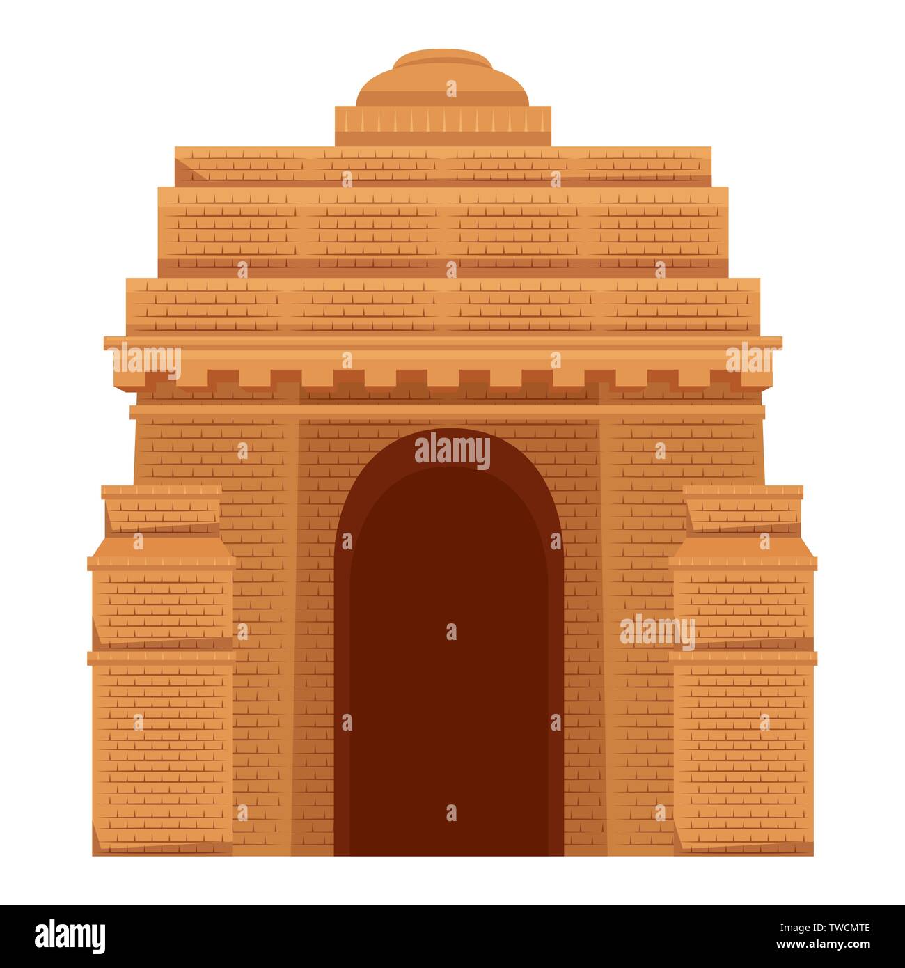 indian gate arch monument icon Stock Vector Image & Art - Alamy