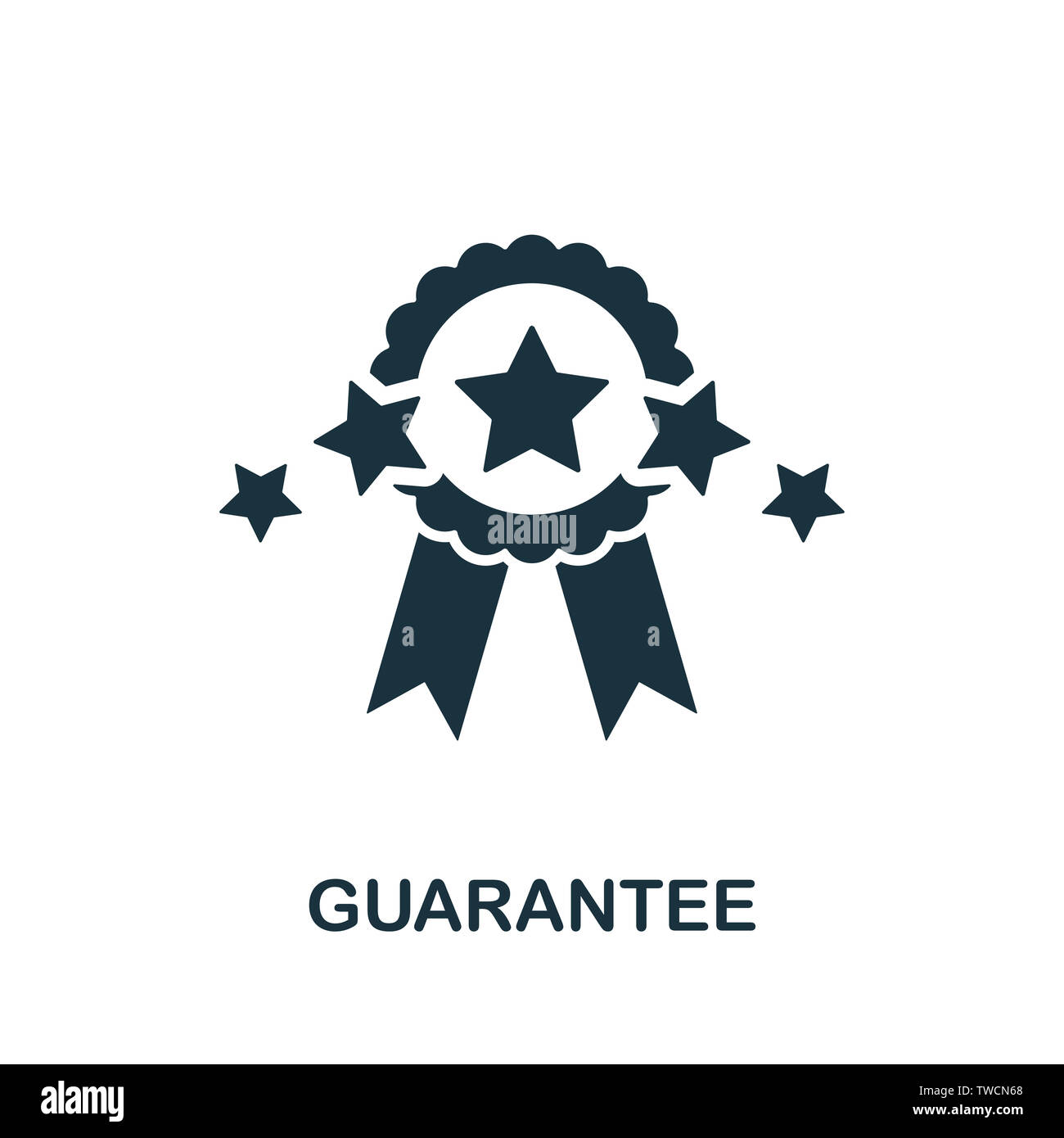 Guarantee icon symbol. Creative sign from quality control icons ...