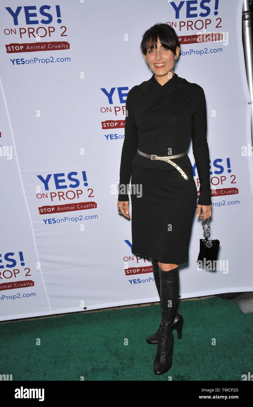 LOS ANGELES, CA. September 28, 2008: Lisa Edelstein at a celebrity gala ...