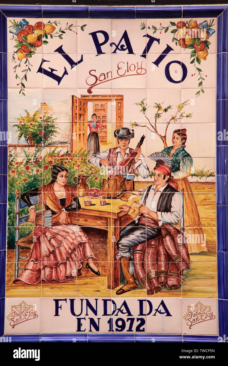 Restaurant sign spain hi-res stock photography and images - Alamy