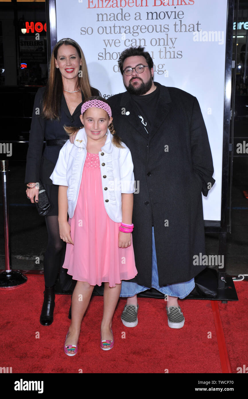 LOS ANGELES, CA. October 20, 2008: Director Kevin Smith & family at the ...