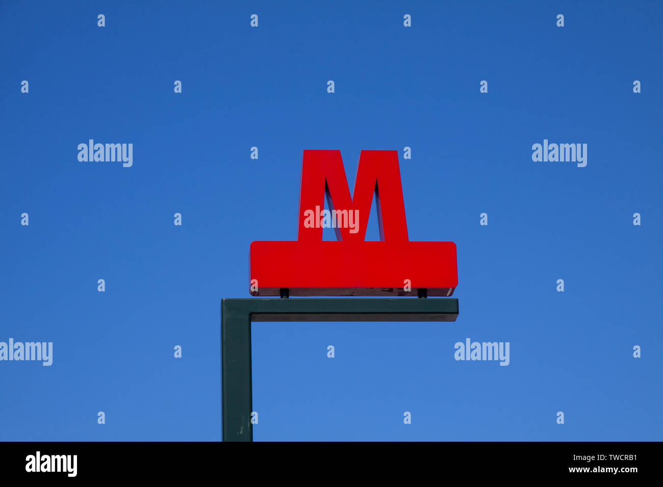 Copenhagen metro sign hi-res stock photography and images - Alamy