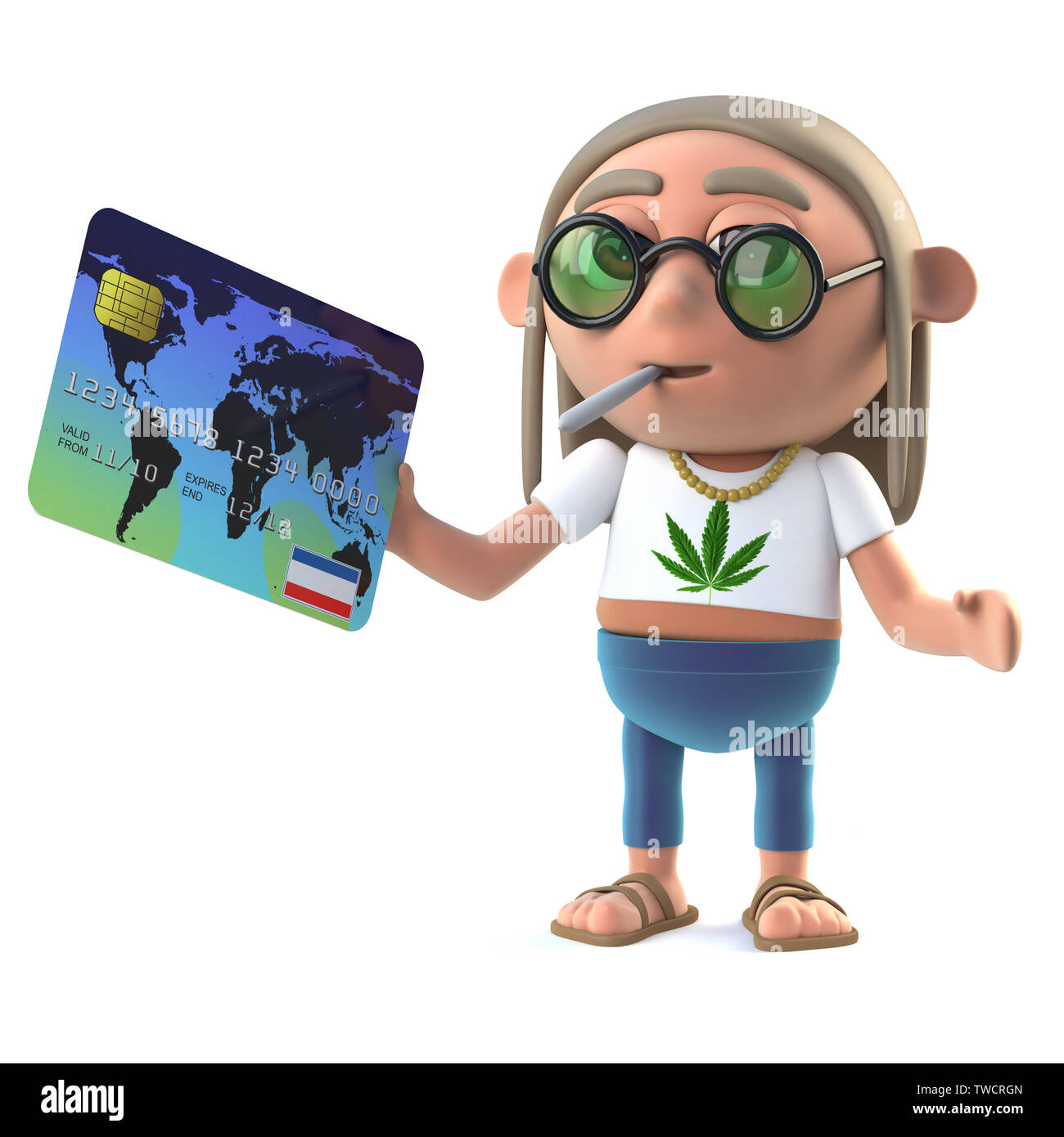 Hippie fashion 60s Cut Out Stock Images & Pictures - Alamy