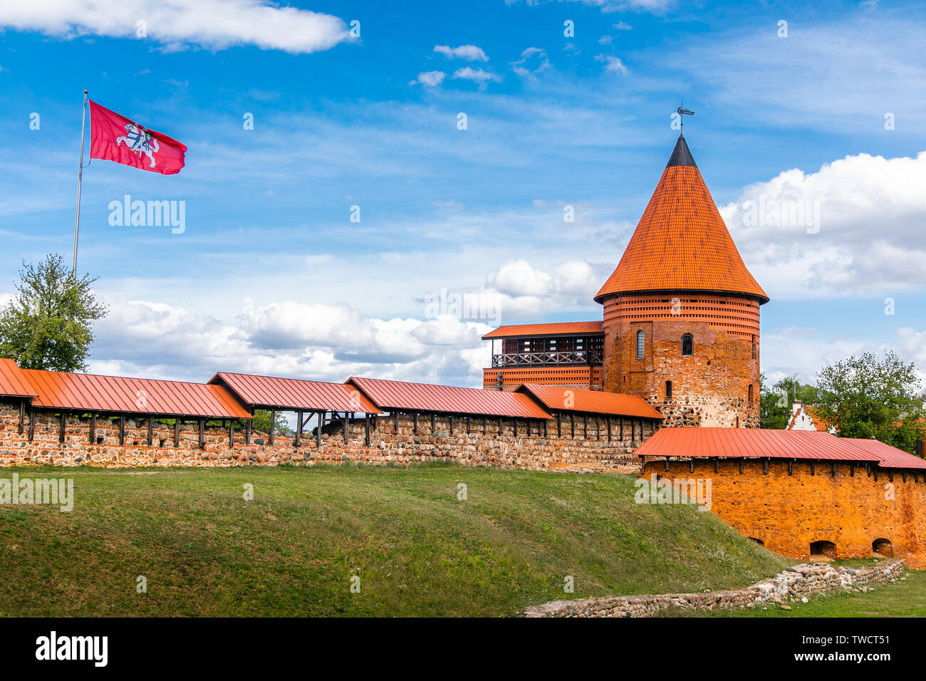 Historical gothic Kaunas Castle from medieval times in Kaunas ...