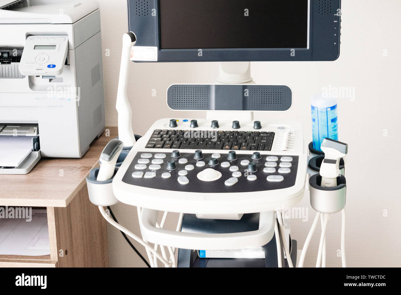 medical equipment. Ultra Sound Machine. doctor's office. medical Center ...