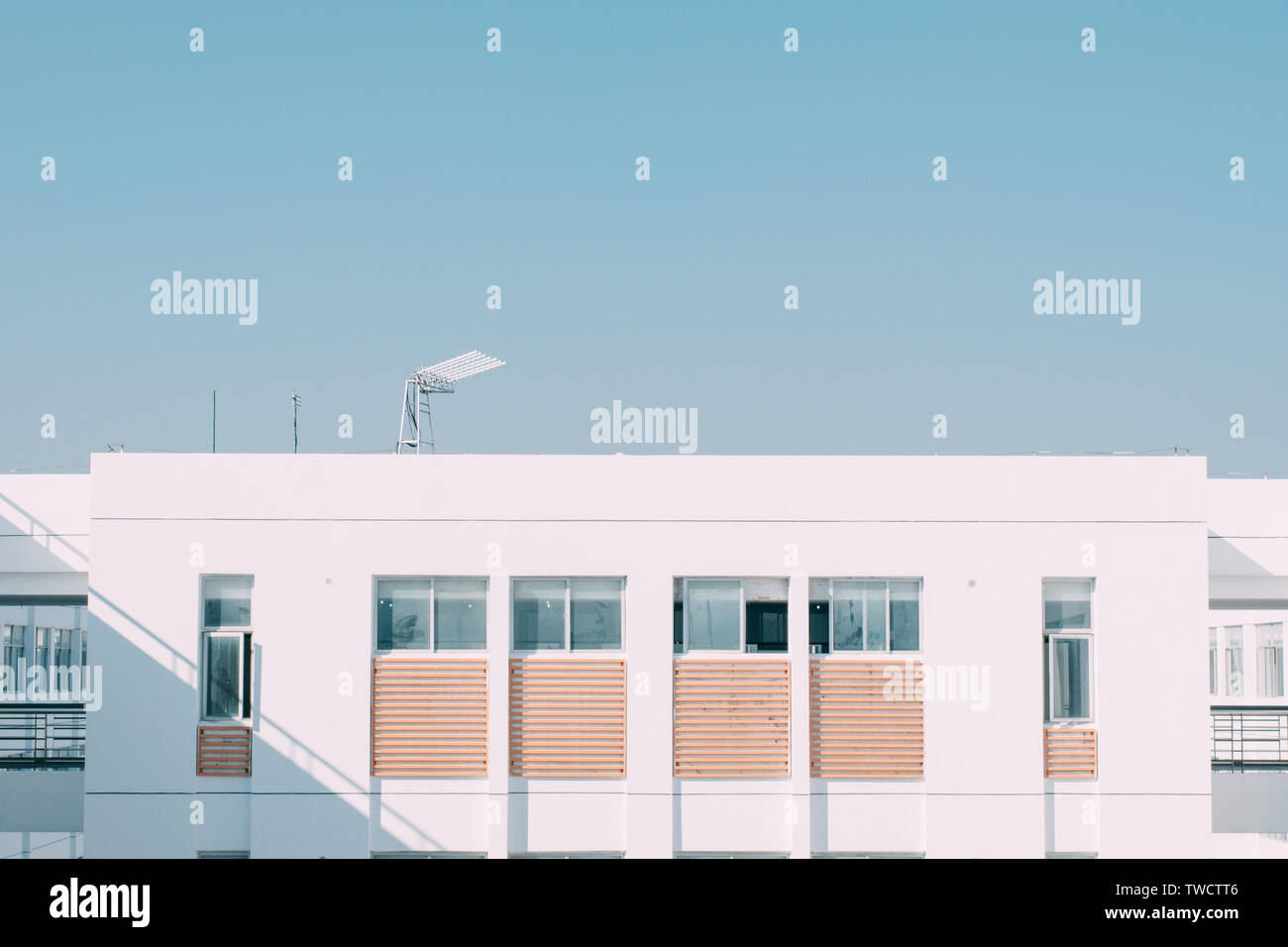 Minimalist style school architecture Stock Photo - Alamy