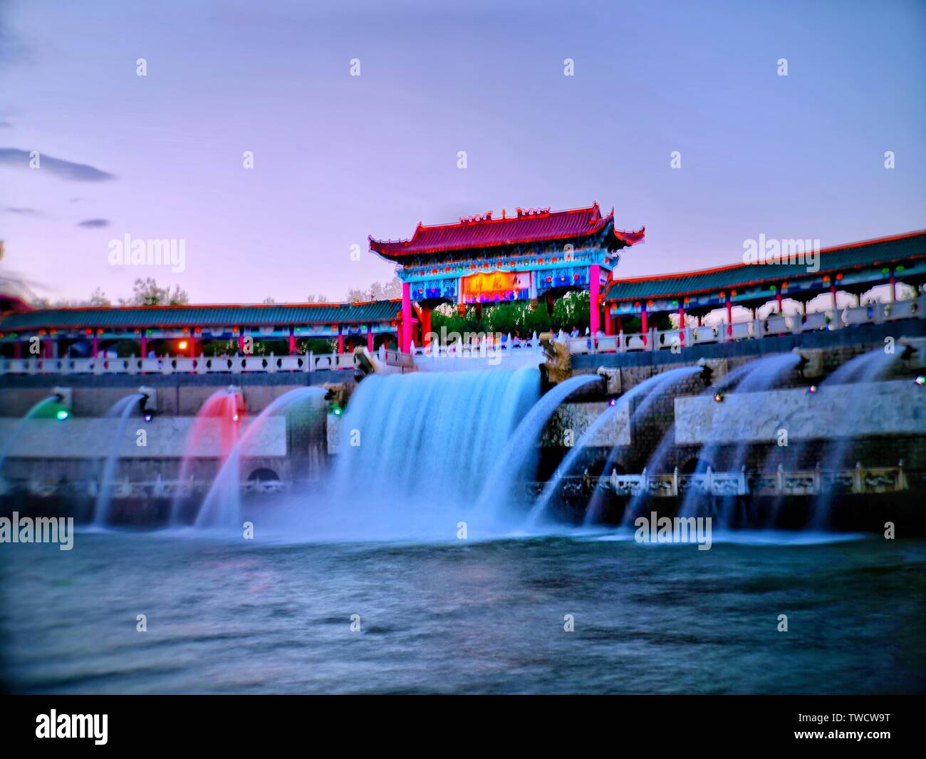 Landscape of the Karamay Stock Photo - Alamy