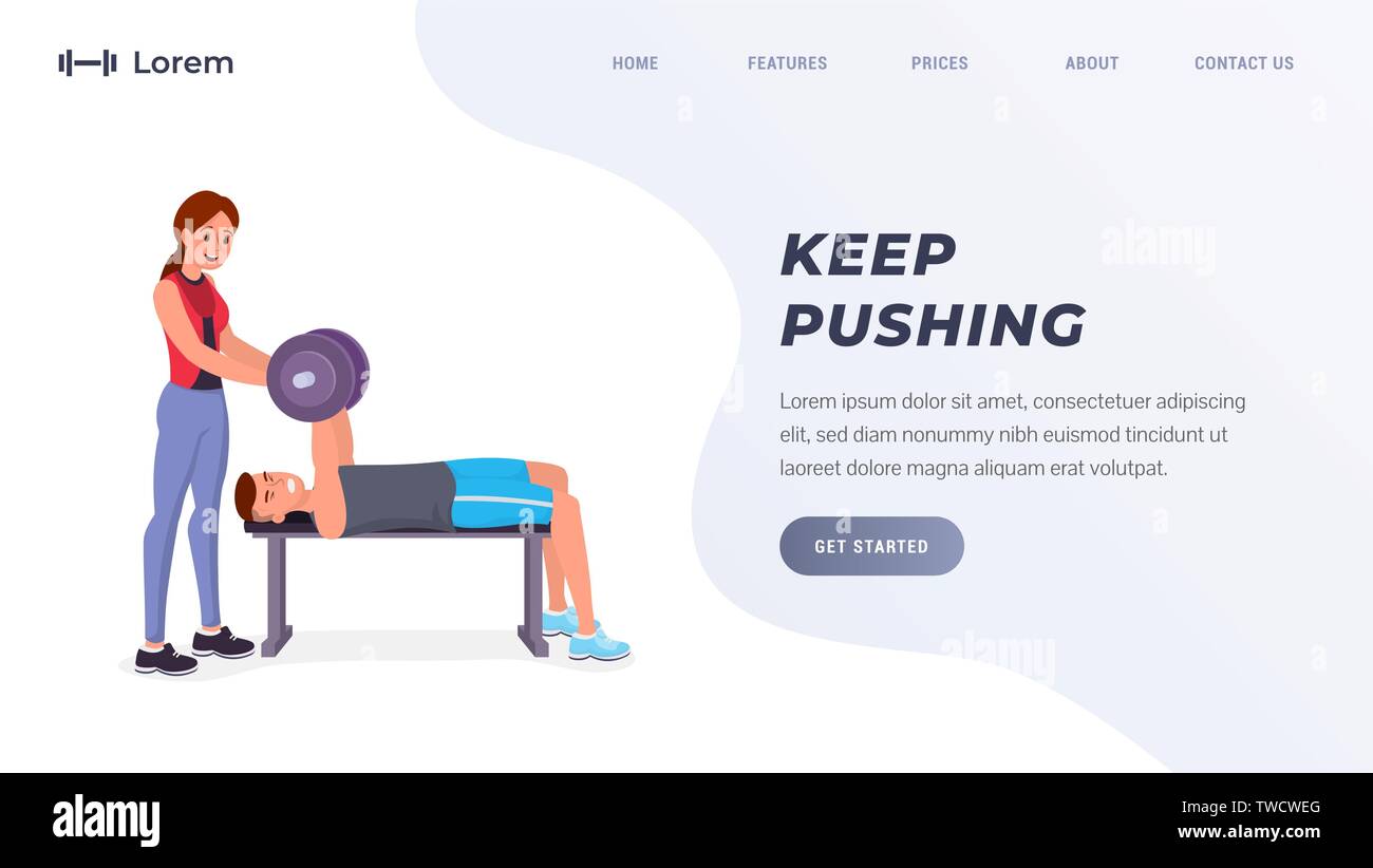 Cartoon fitness boy smiling hi-res stock photography and images - Alamy