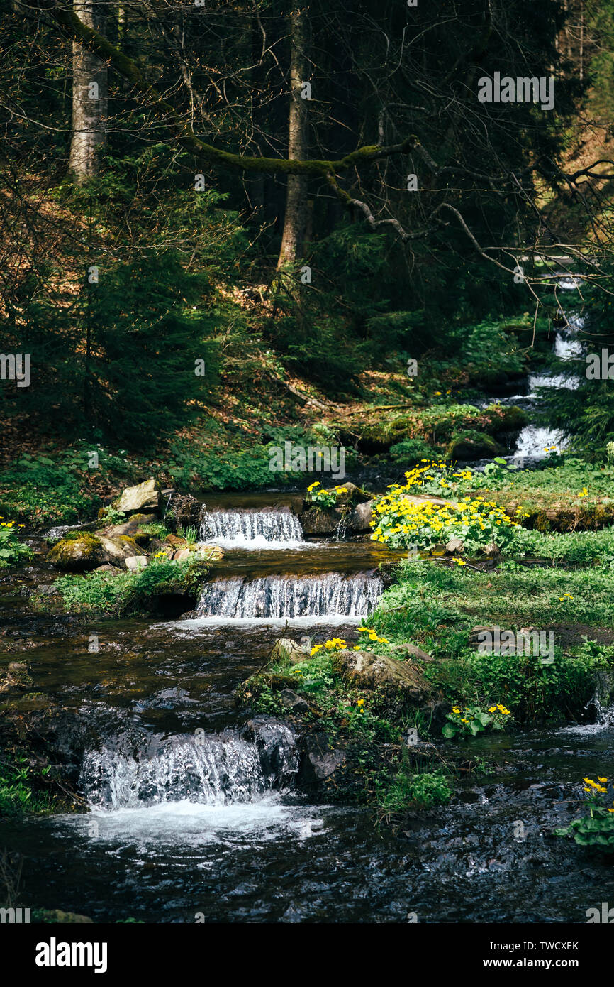 River source spring mountains hi-res stock photography and images - Alamy