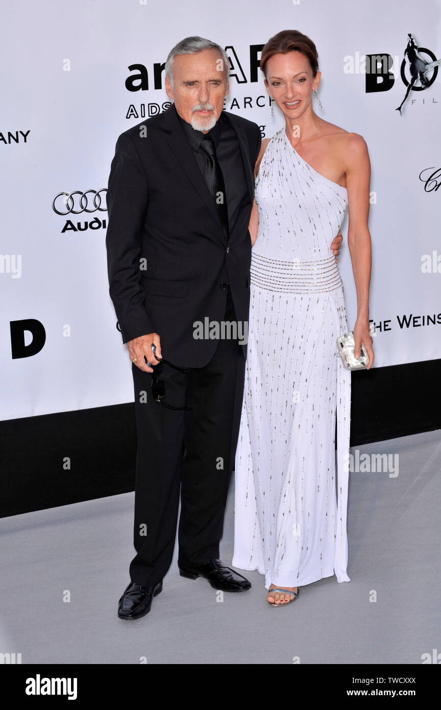 CANNES, FRANCE. May 22, 2008: Dennis Hopper & wife Victoria Hopper at ...