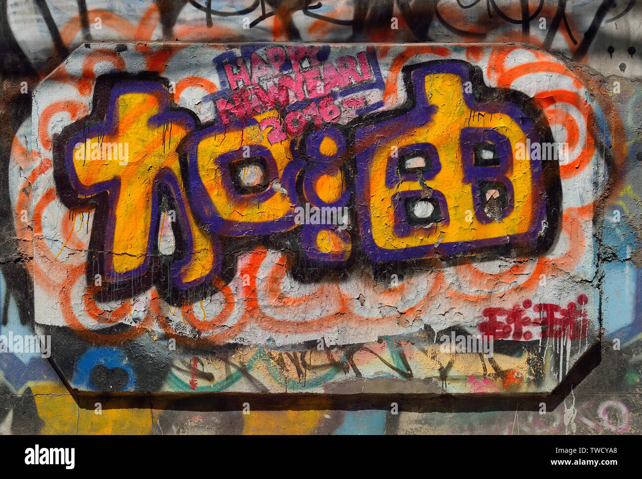 Come on, graffiti Stock Photo - Alamy