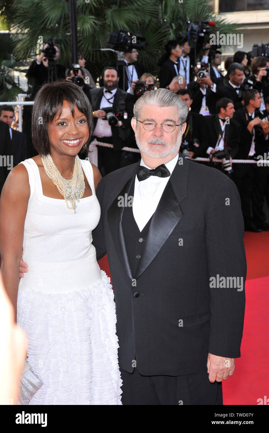 CANNES, FRANCE. May 15, 2008: George Lucas at the gala premiere for ...